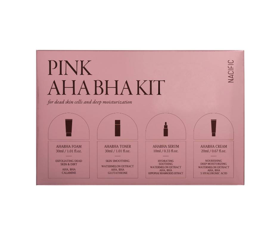 PINK AHA BHA KIT | Beauty Secrets