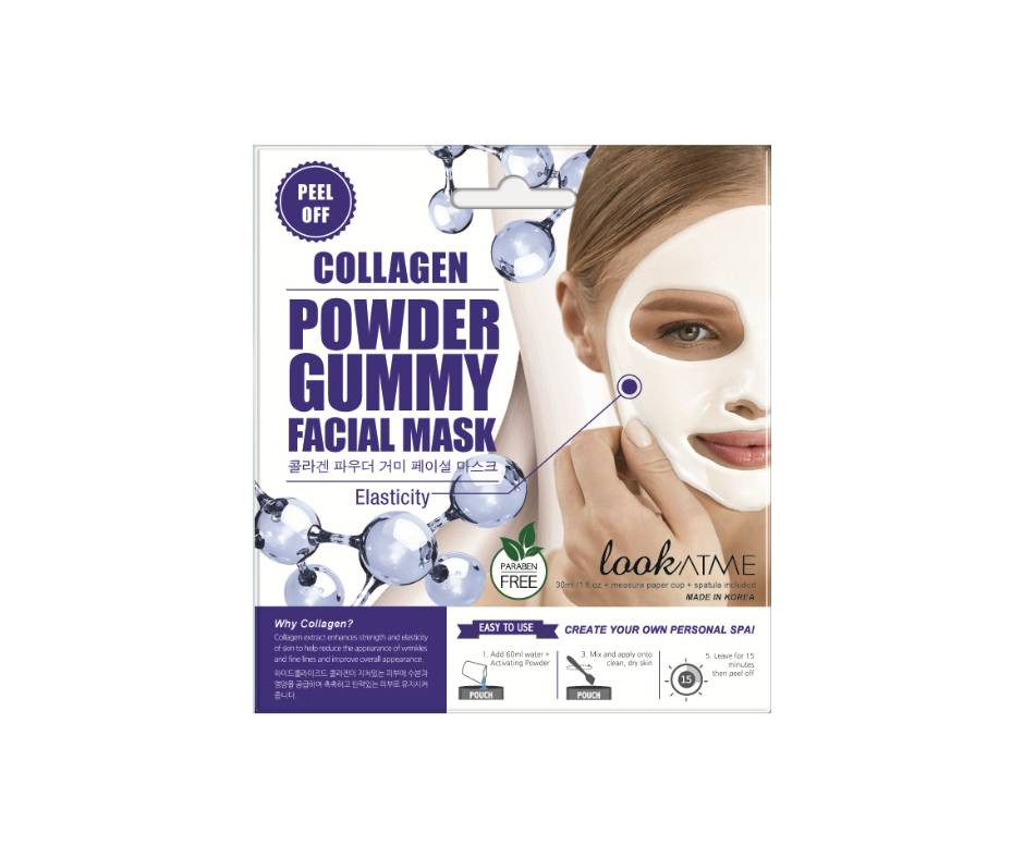 COLLAGEN POWDER GUMMY FACIAL MASK | Beauty Secrets